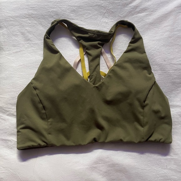 Fabletics | Intimates & Sleepwear | Olive Green Sports Bra | Poshmark